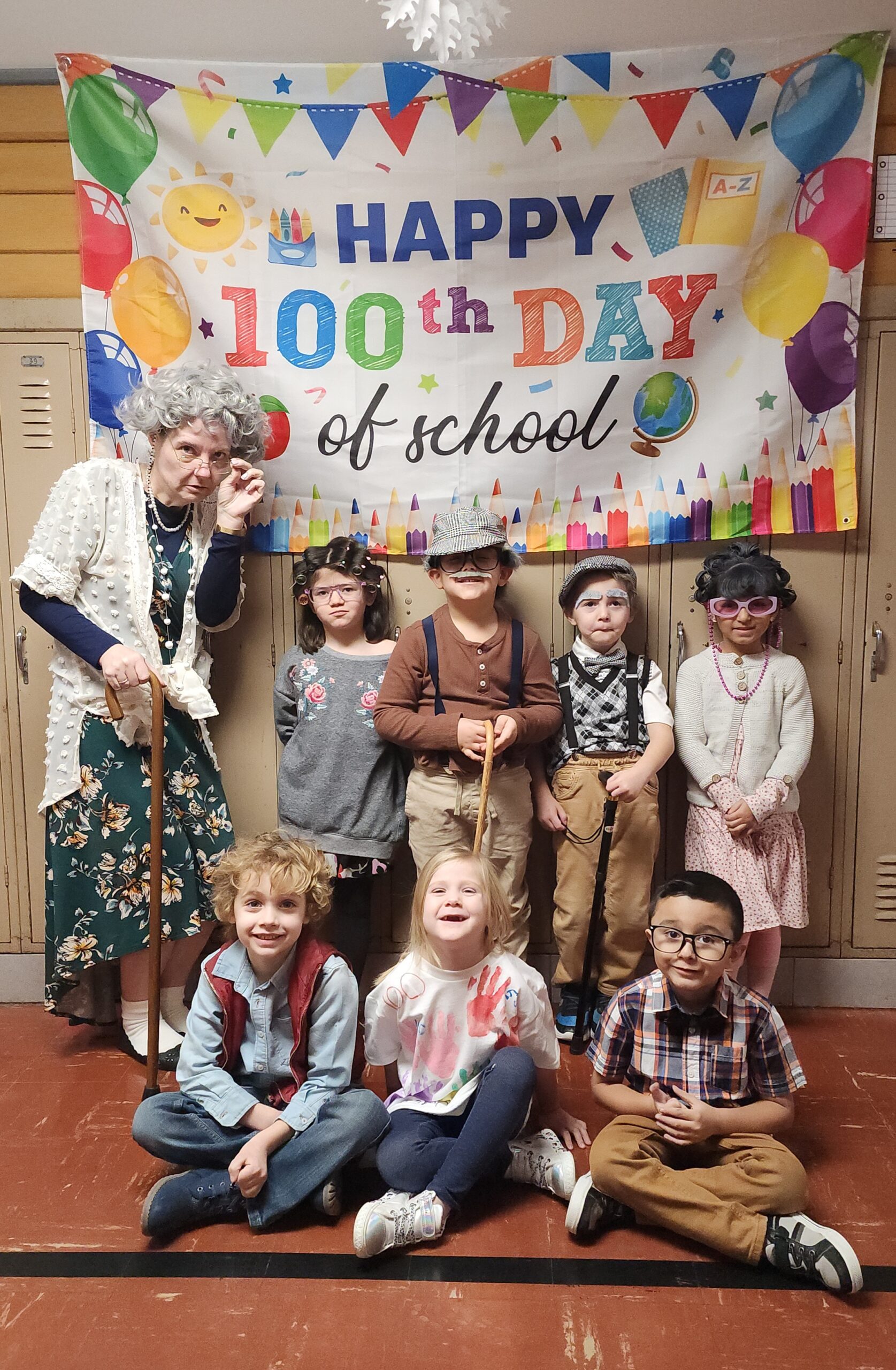 Belle Alexander students go 'old school' to celebrate 100 days ...