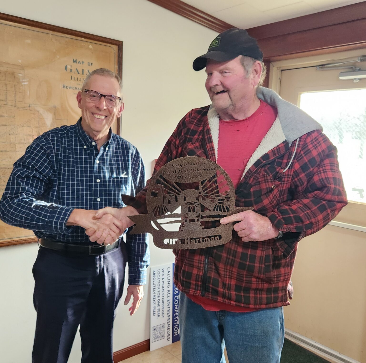Long-term Galva alderman, Jim Hartman, honored at council meeting ...